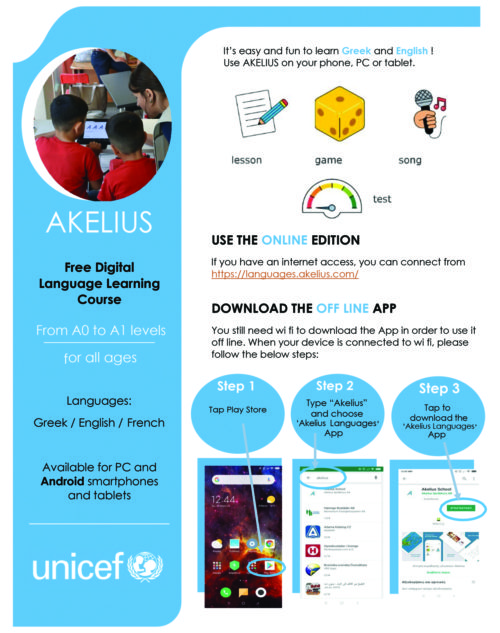 Ψηφιακή Πλατφόρμα Εκμάθησης Γλωσσών Akelius | Teach4integration